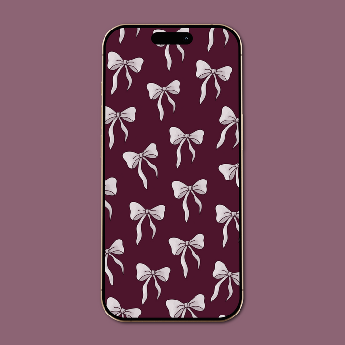 merlot bow wallpaper pack. – sagelle.